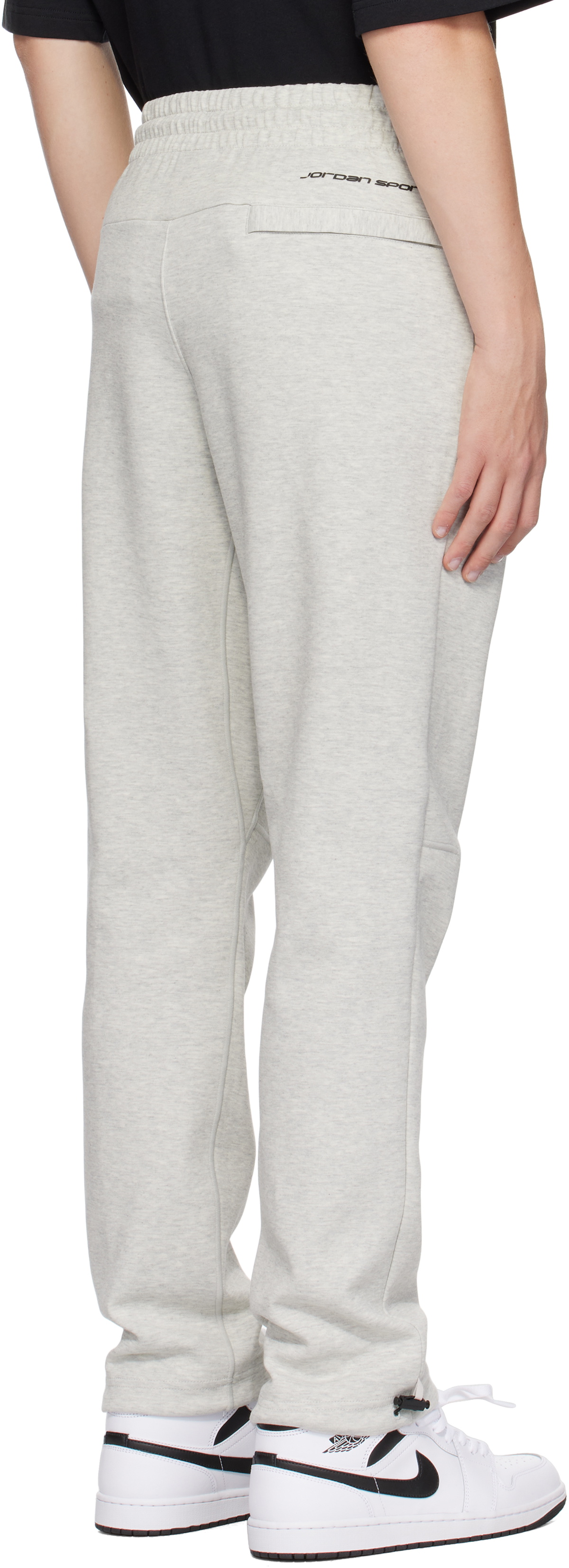 Nike Jordan Gray Jordan Sport Hoop Fleece Sweatpants Nike Jordan Brand