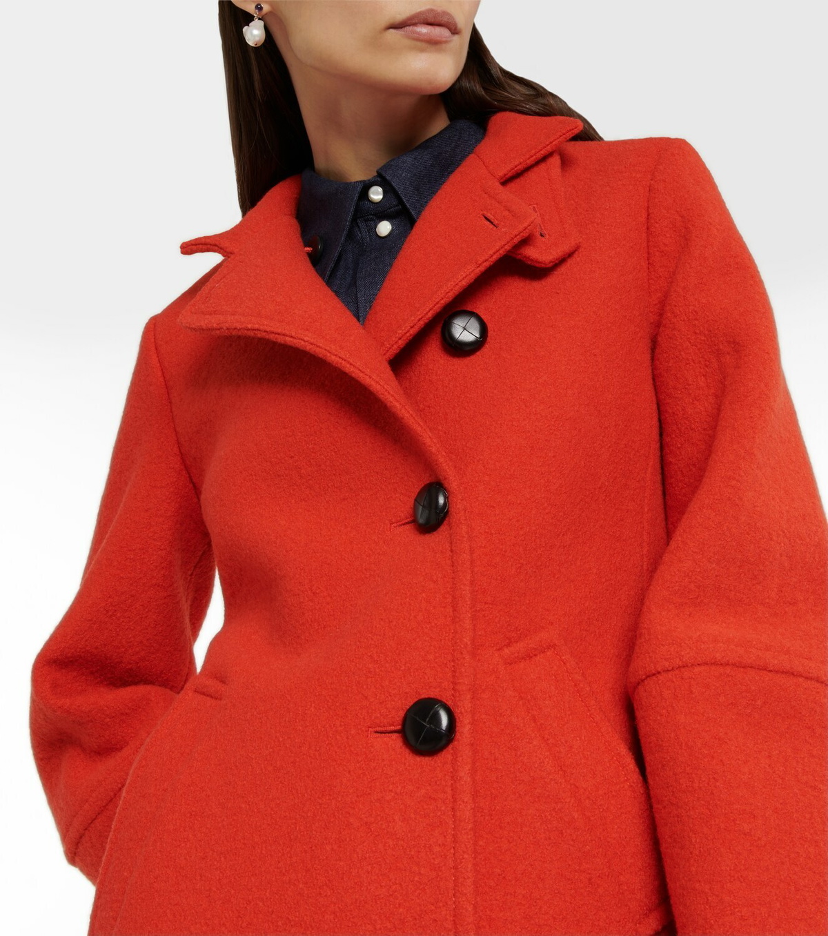 Veronica Beard Chapman virgin wool coat Veronica Beard