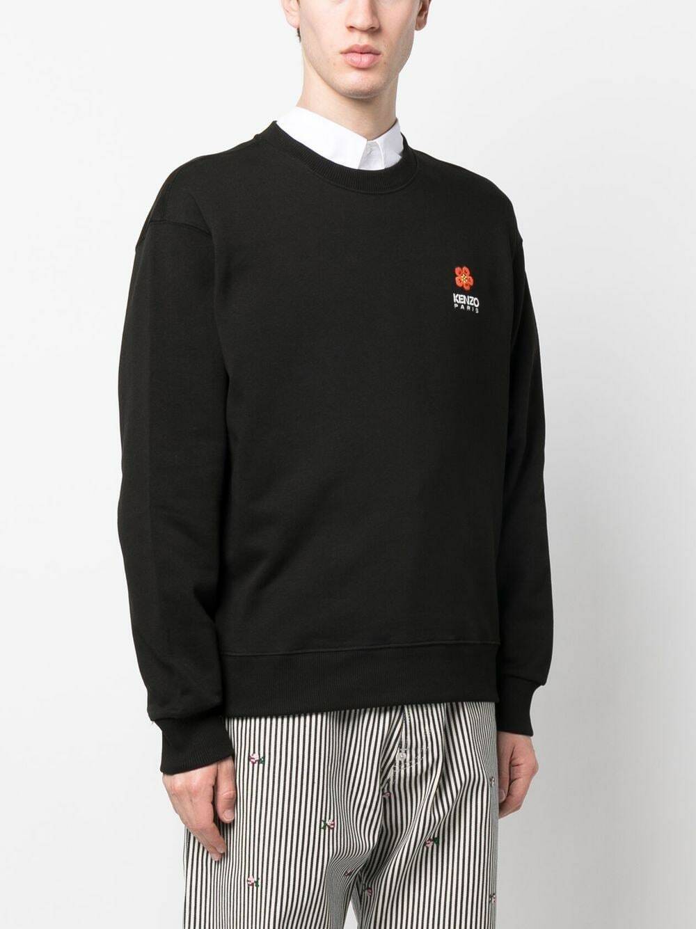 KENZO - Boke Crest Cotton Sweatshirt Kenzo