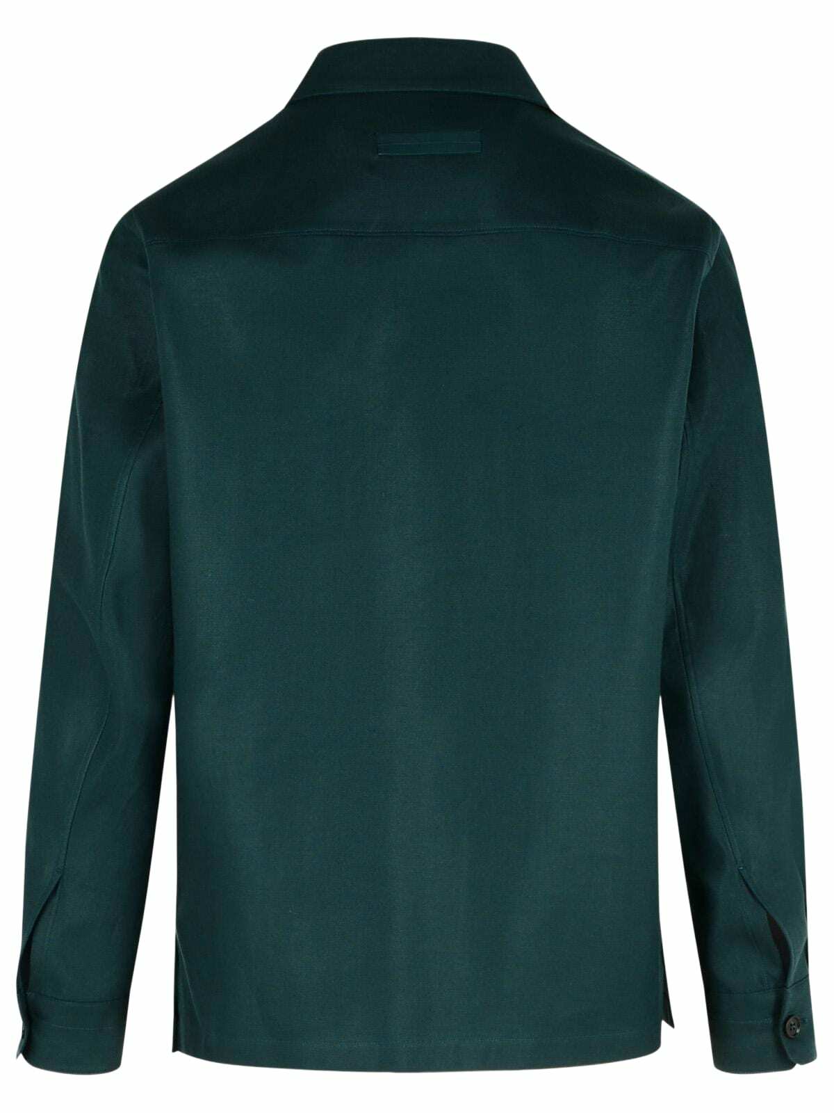 Zegna Green Linen Shirt Zegna