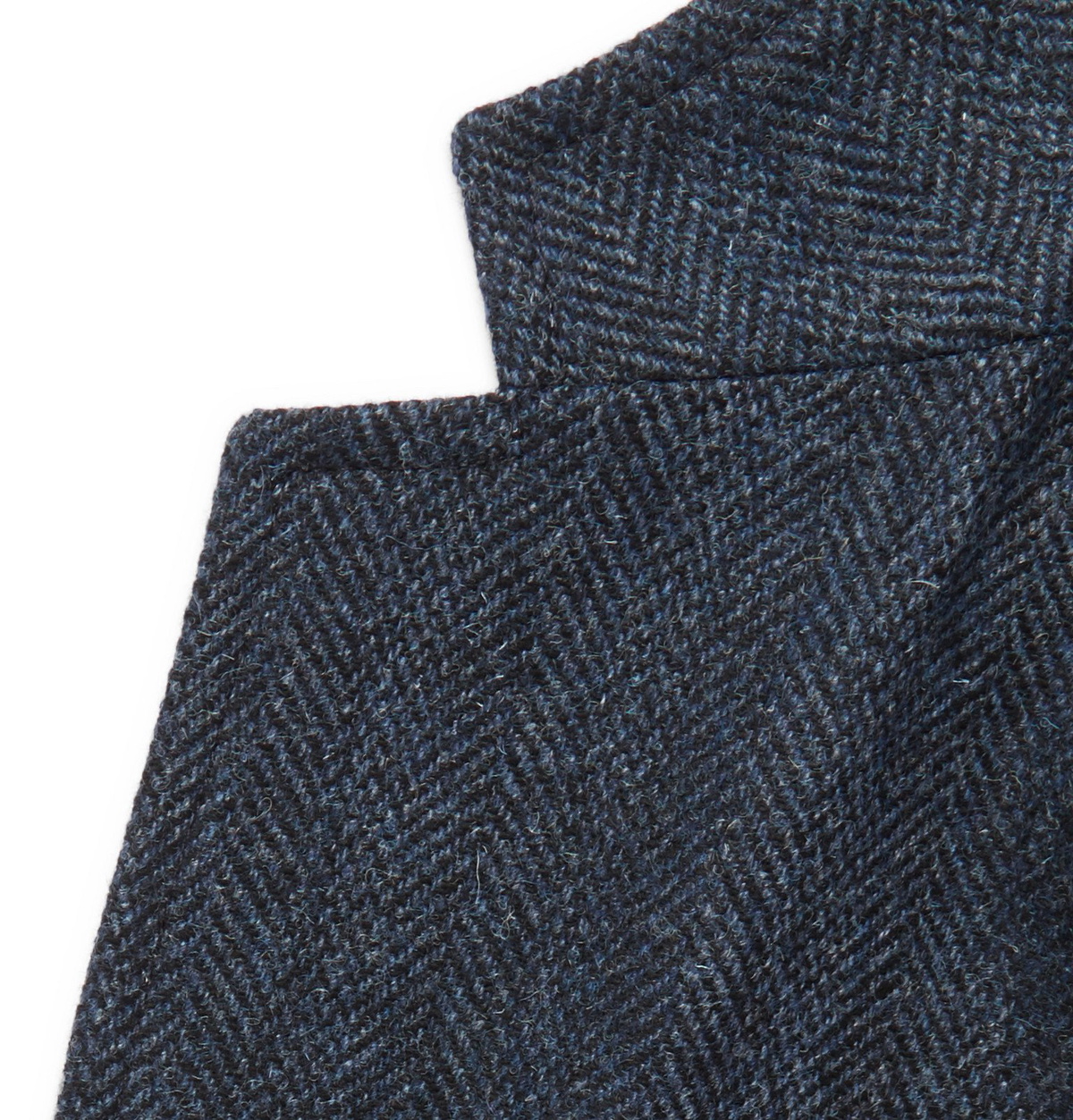 Polo Ralph Lauren - Navy Herringbone Wool Blazer - Blue Polo Ralph Lauren