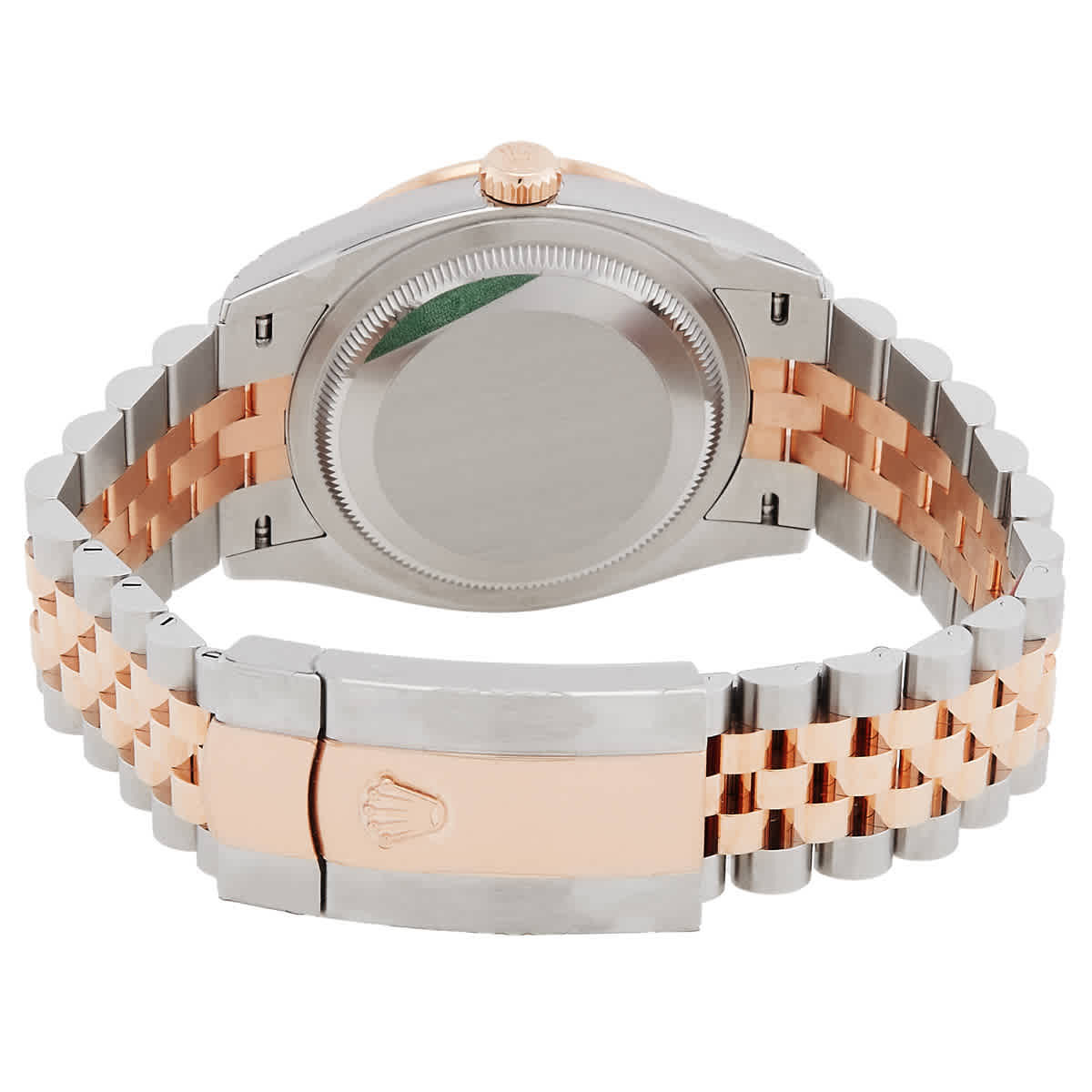 Rolex Datejust 36 Silver Palm Motif Diamond Dial Automatic Mens Steel ...