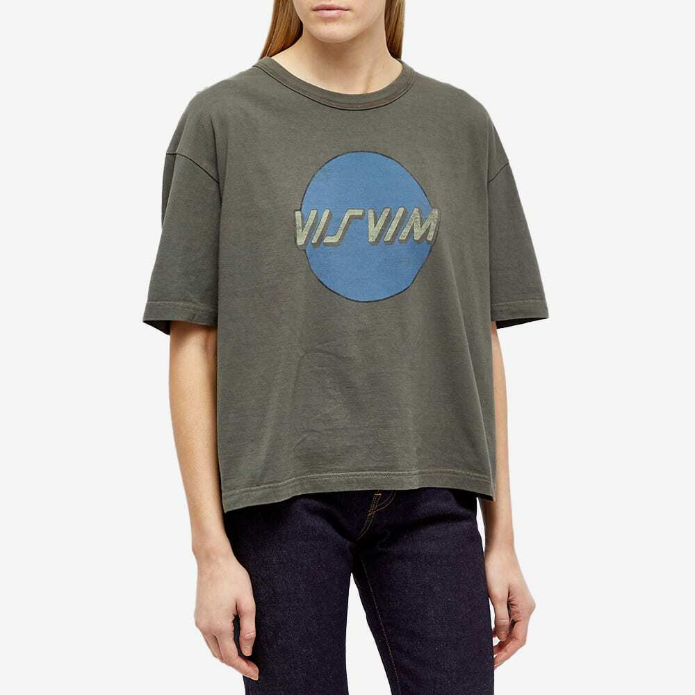 Visvim Women's Jumbo Graphic T-Shirt in Charcoal Visvim