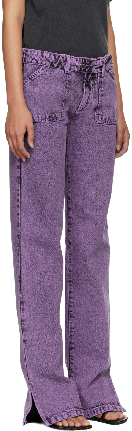 AVAVAV Purple Faded Jeans AVAVAV