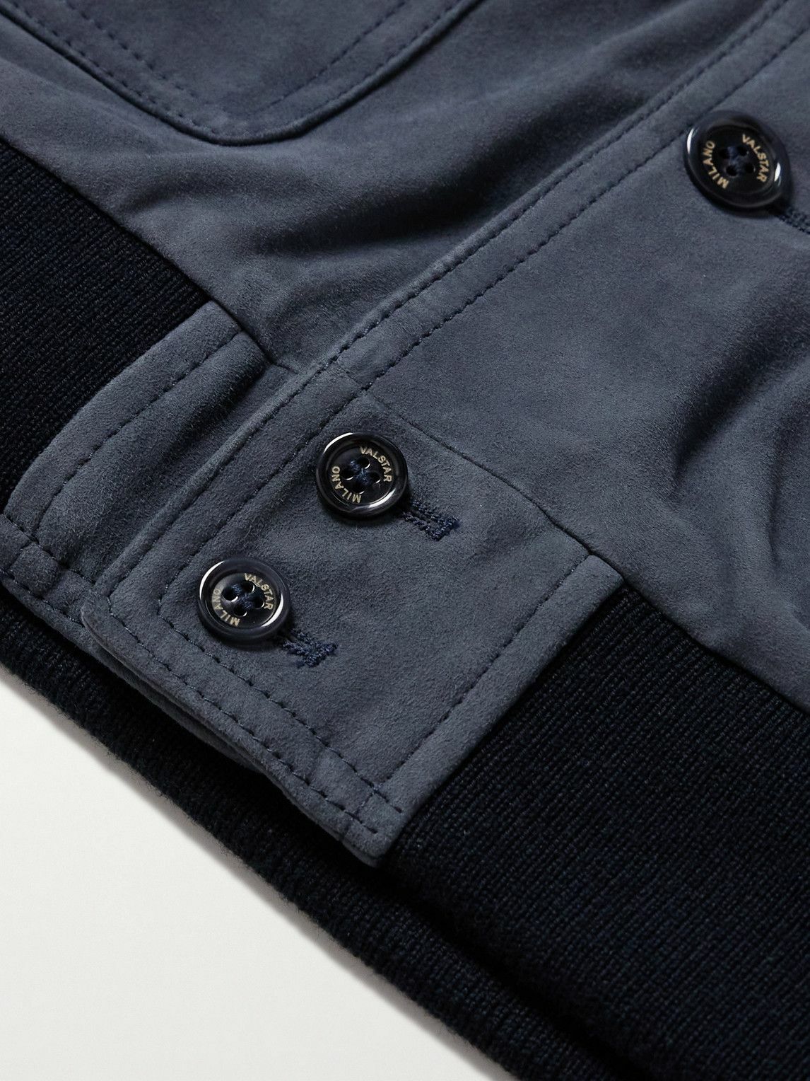 Valstar - Valstarino Suede Jacket - Blue Valstarino