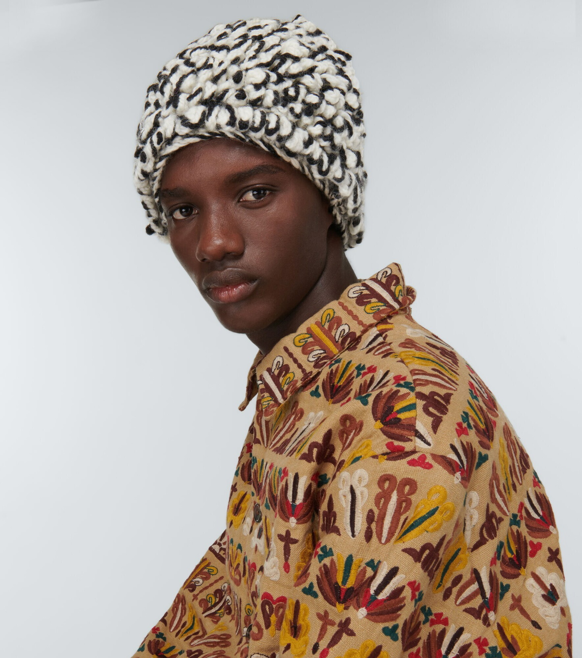 Bode - Textured wool beanie Bode