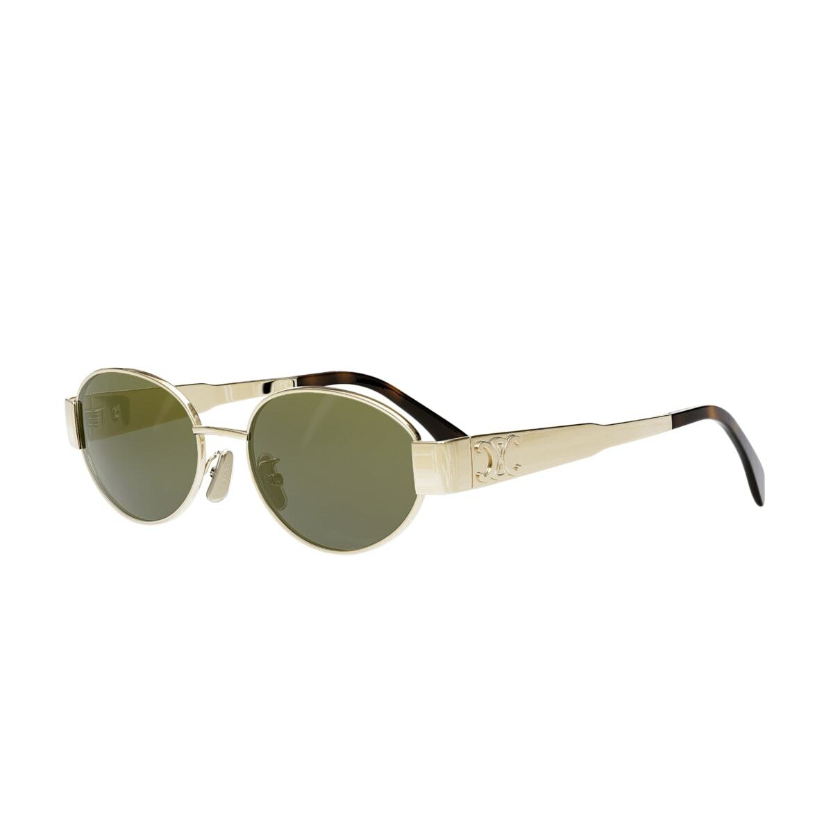 Celine Cl40235u Metal Triomphe 30n Gold Sunglasses Celine