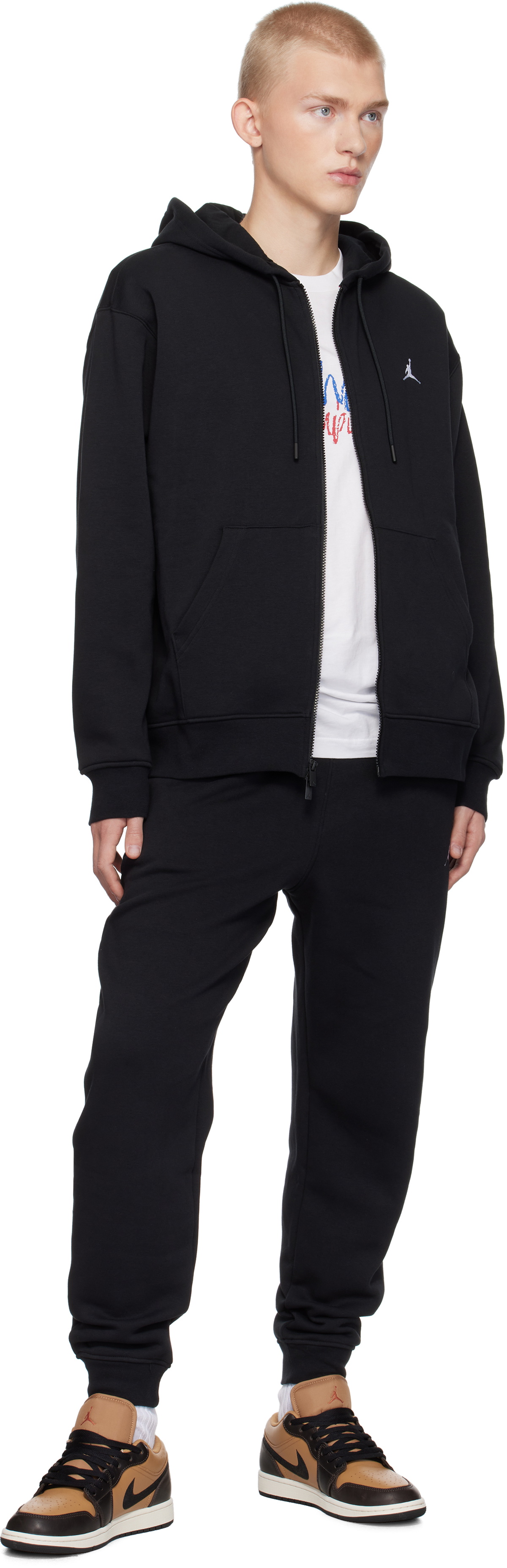 Nike Jordan Black Jordan Brooklyn Fleece Sweatpants Nike Jordan Brand