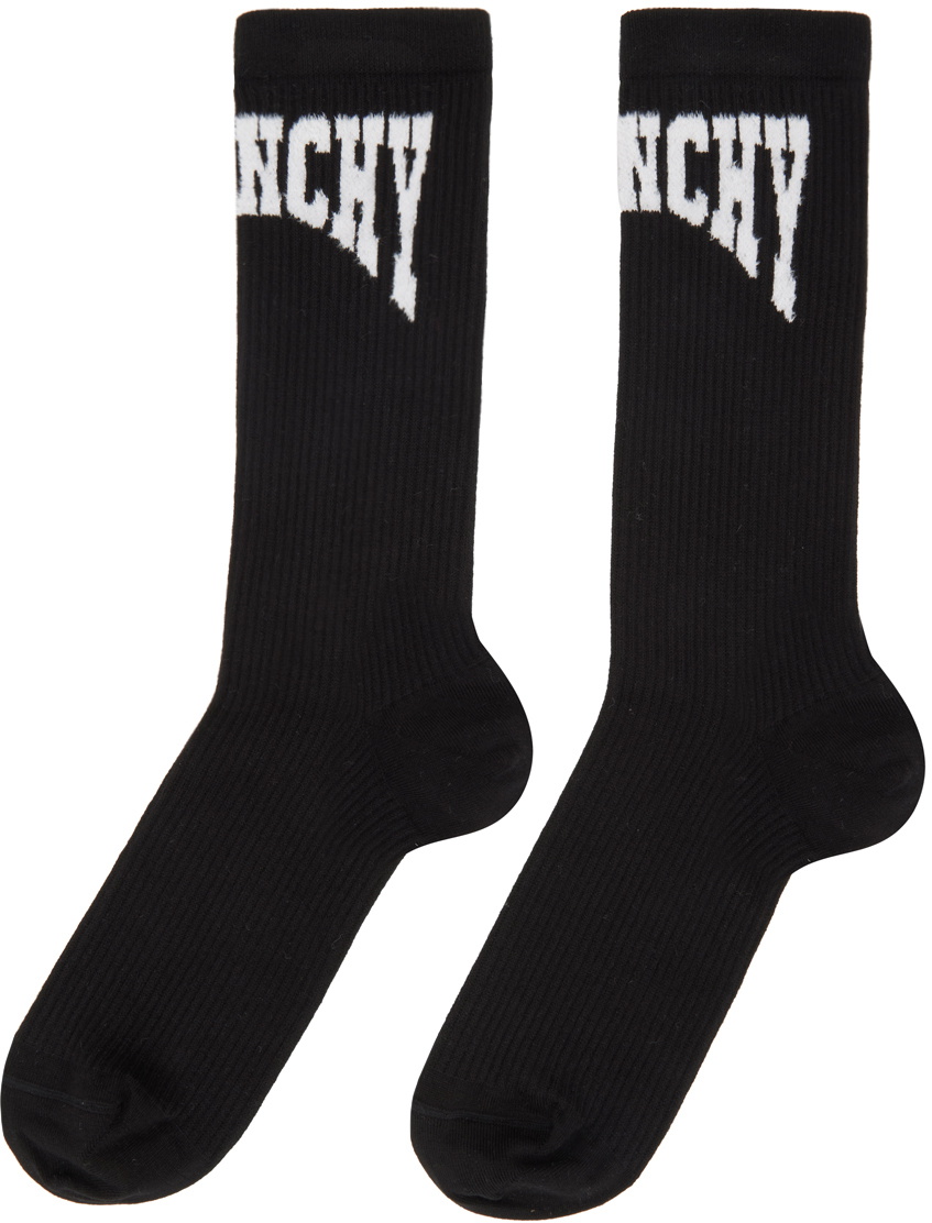 Givenchy Black Jacquard Socks Givenchy