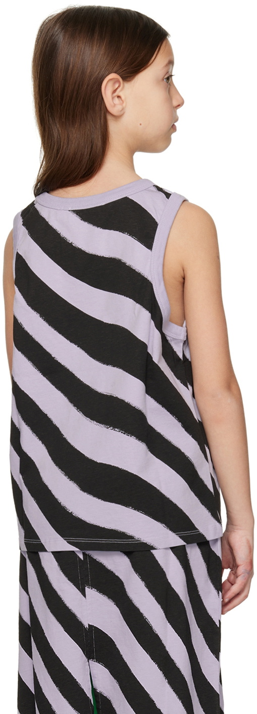 Main Story Kids Gray Striped Tank Top