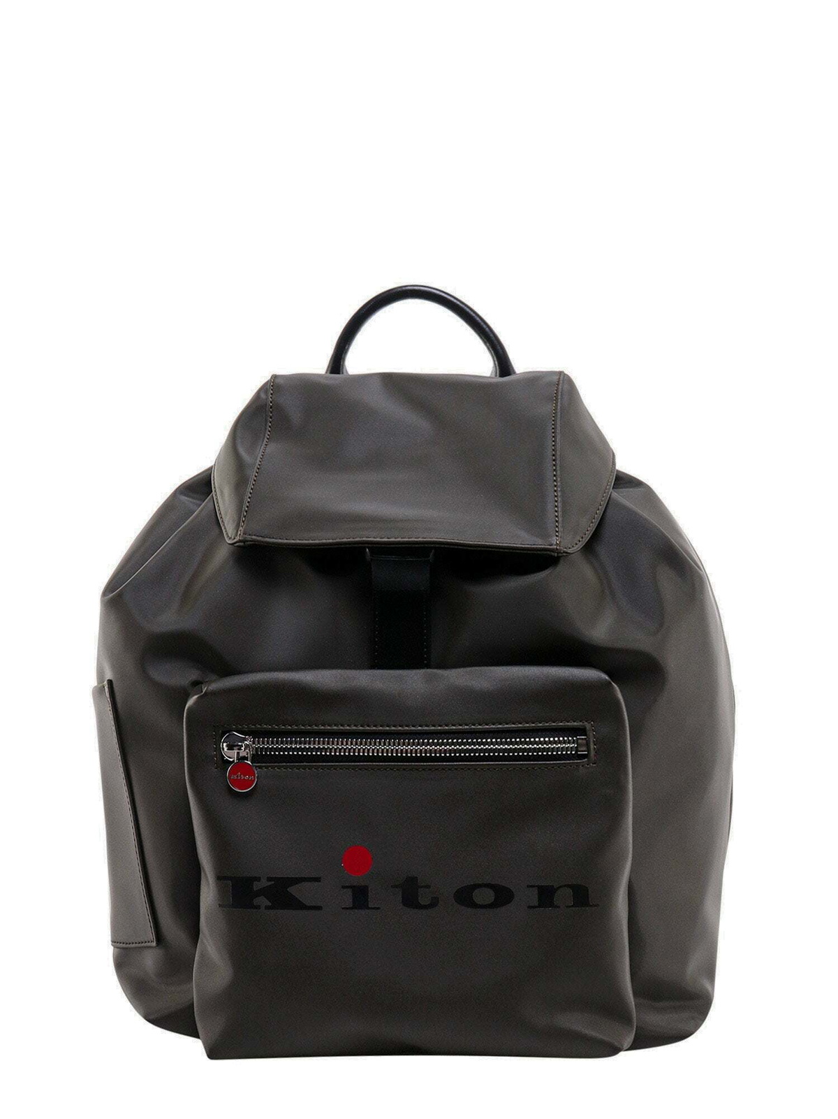 Kiton Ciro Paone Backpack Green Mens Kiton