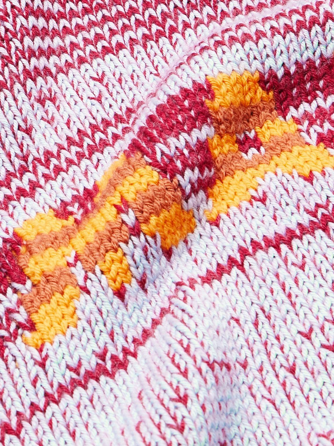 Marni - Logo-Intarsia Wool Sweater - Red Marni