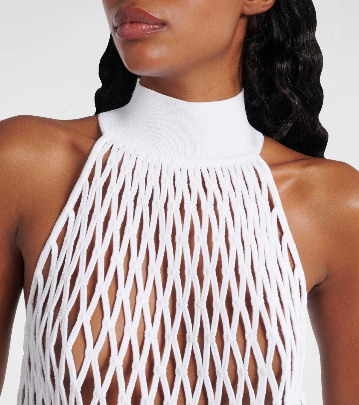 Alaïa Macramé maxi dress ALAÏA