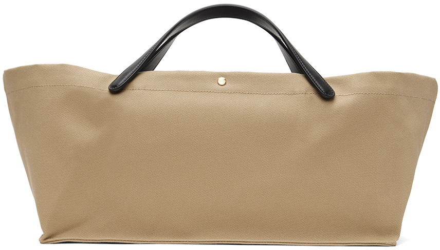 The Row Beige Idaho Cotton Tote The Row