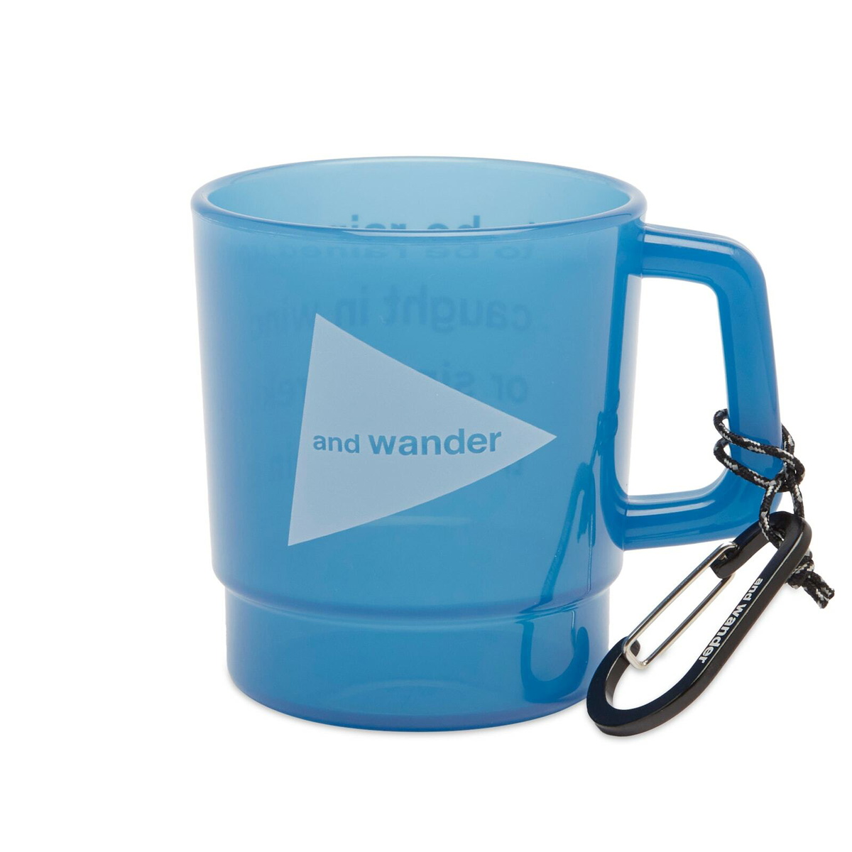 and wander Men's Logo Mug in Blue and Wander