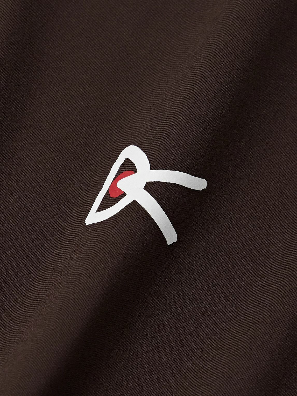 DISTRICT VISION - Deva-Tech Logo-Print Stretch-Jersey T-Shirt - Brown ...