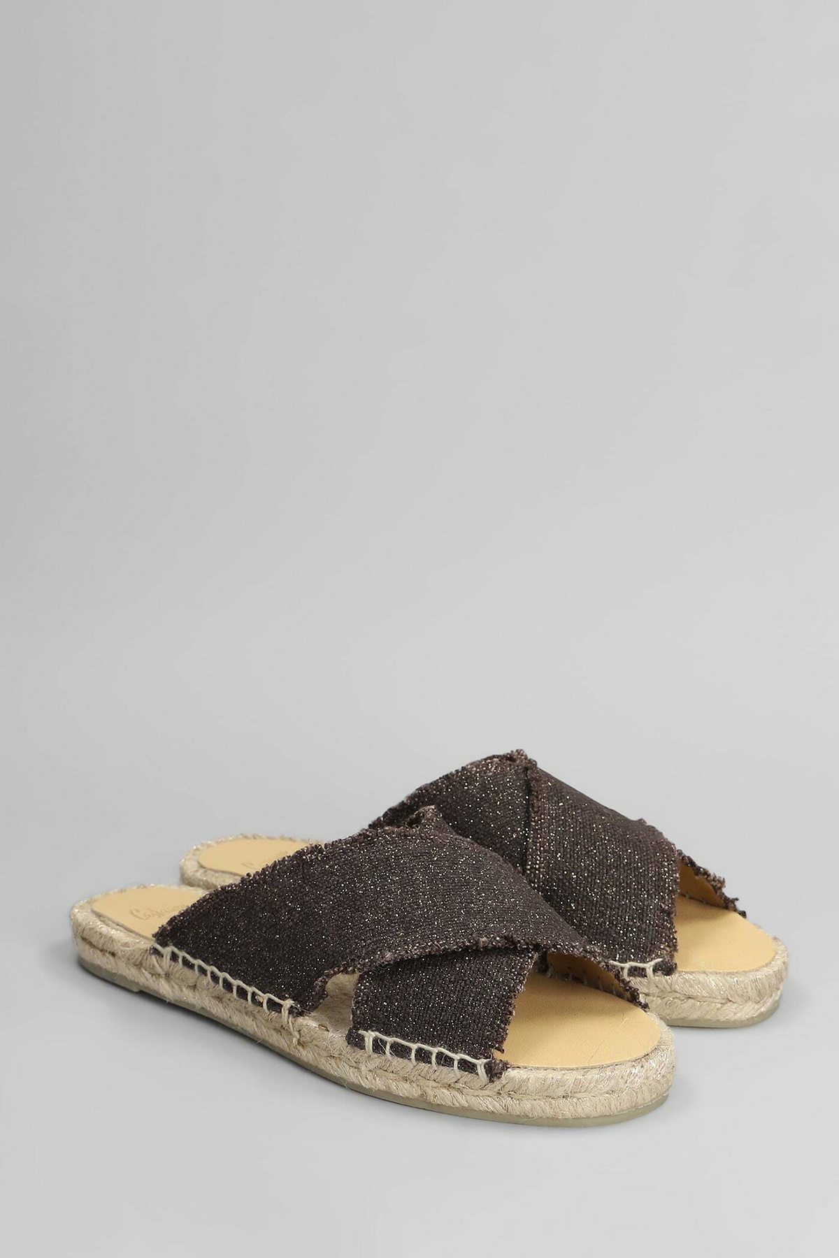 Castañer Palmera-032 Flats In Brown Canvas Castaner
