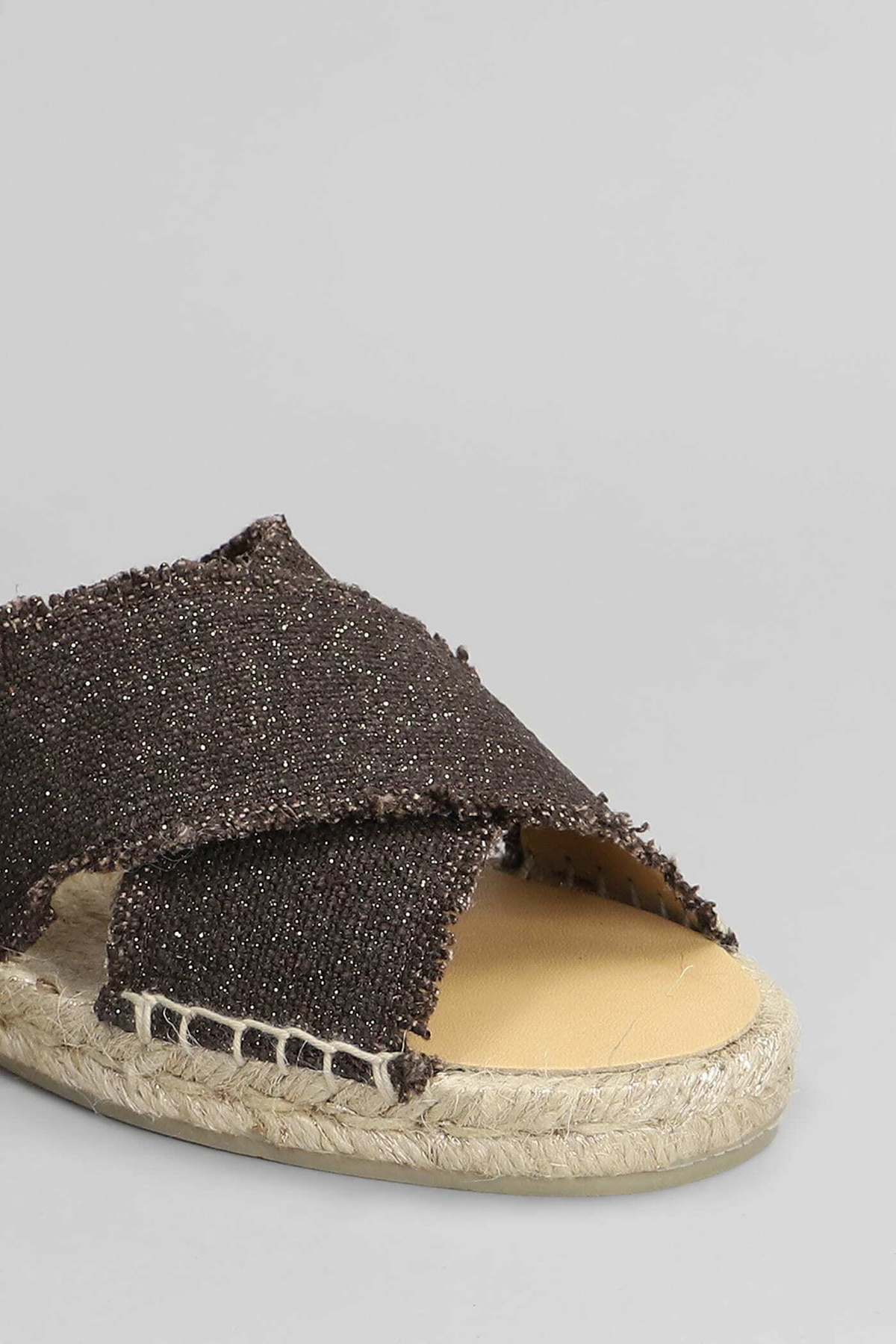 Castañer Palmera-032 Flats In Brown Canvas Castaner