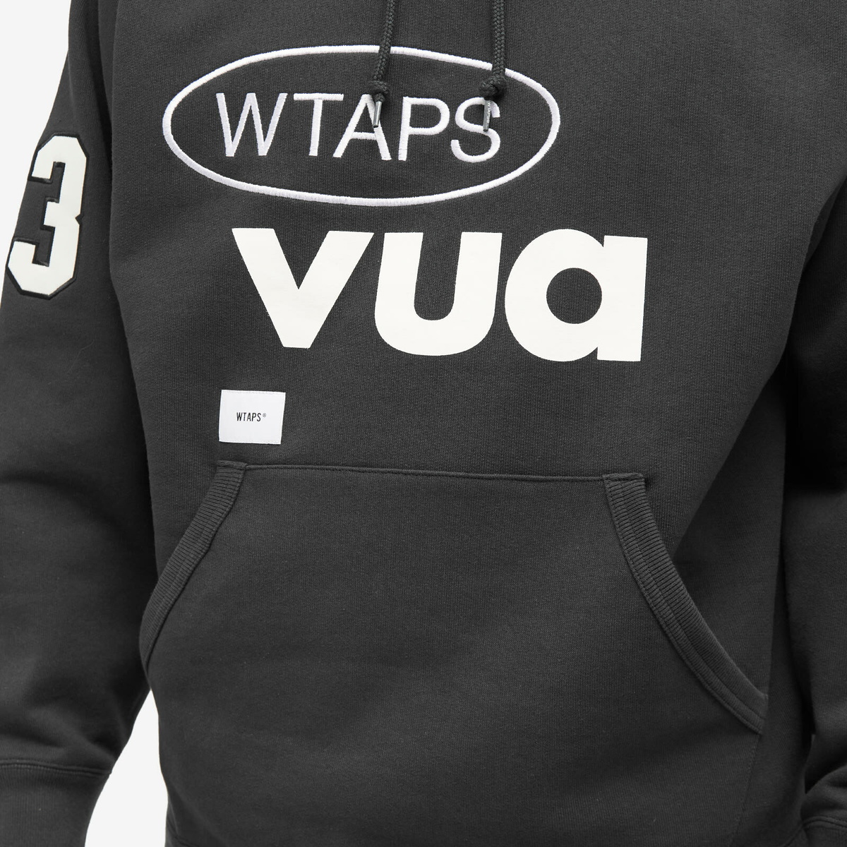 WTAPS Men's 29 Printed Pullover Hoodie in Black WTAPS