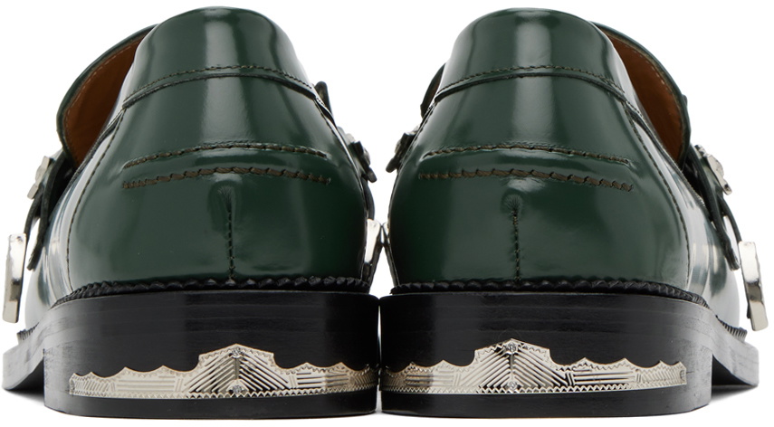 Toga Virilis Green Polido Loafers Toga Virilis