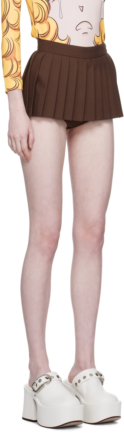 Pushbutton Ssense Exclusive Brown Skort Pushbutton