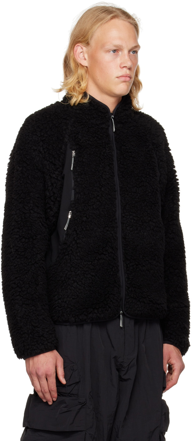 ROA Black Paneled Jacket ROA