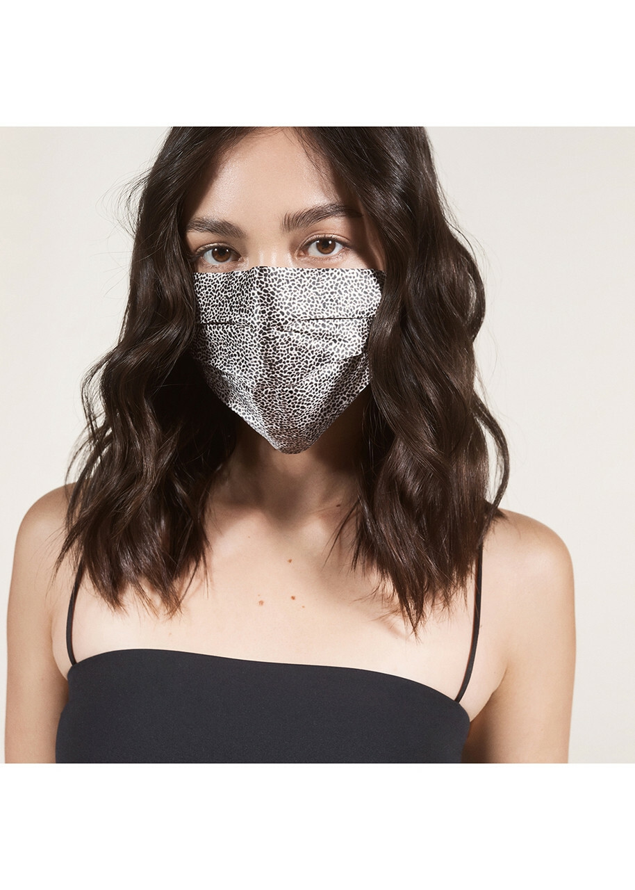 Slip Slip Silk Face Covering - Leopard Slip