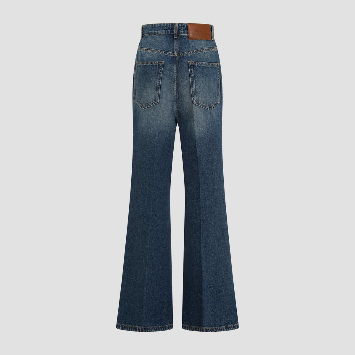 Victoria Beckham Wide Leg Kick Jeans Victoria Beckham