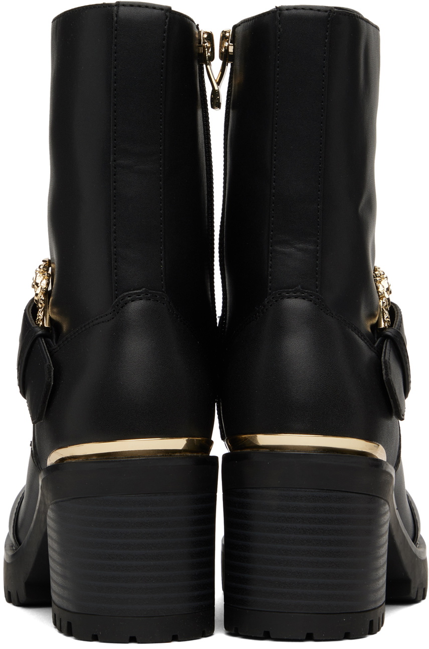 Versace Jeans Couture Black Mia Boots Versace