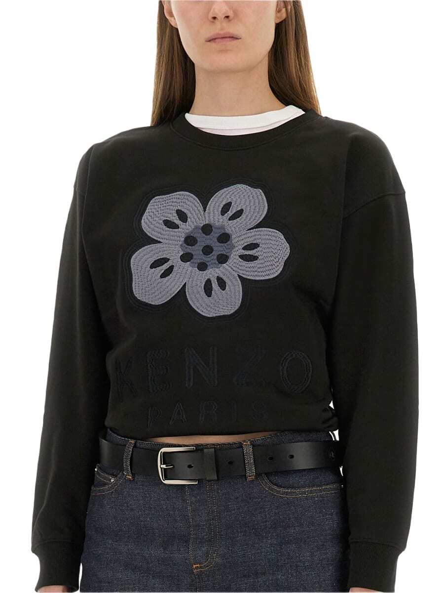 Kenzo Sweatshirt With boke Flower Embroidery Kenzo