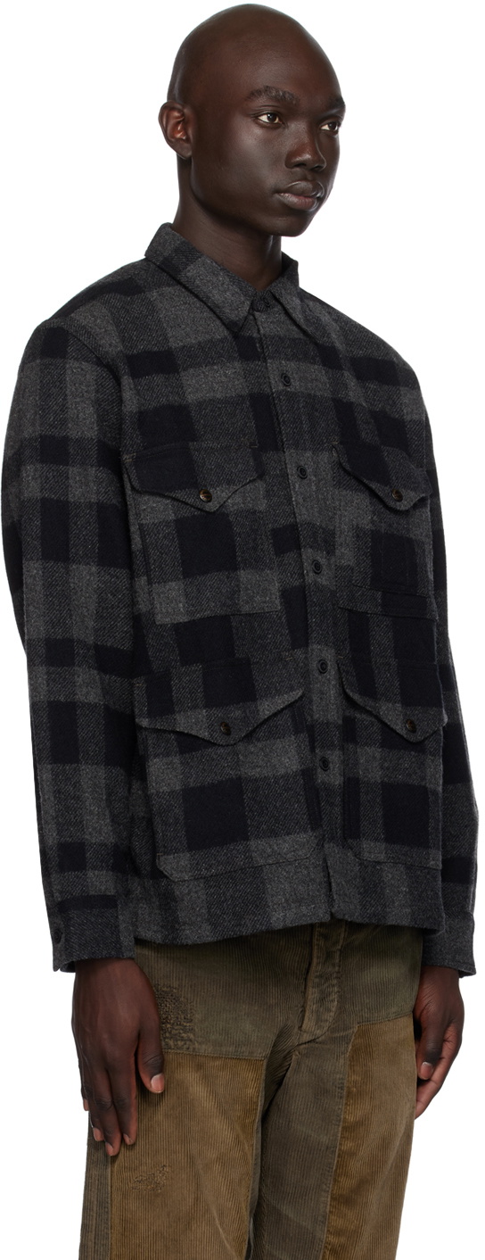 RRL Black & Gray Check Shirt RRL