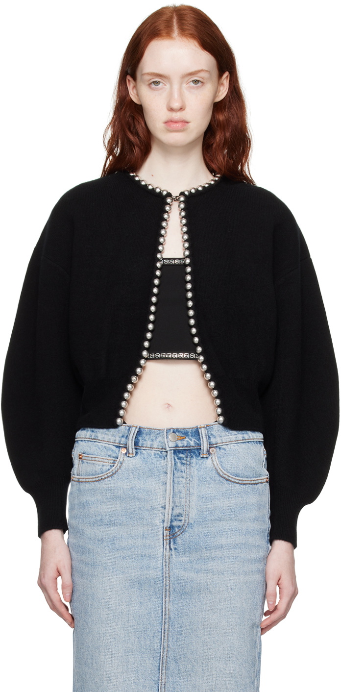 Alexander Wang Black Ball Chain Cardigan Alexander Wang