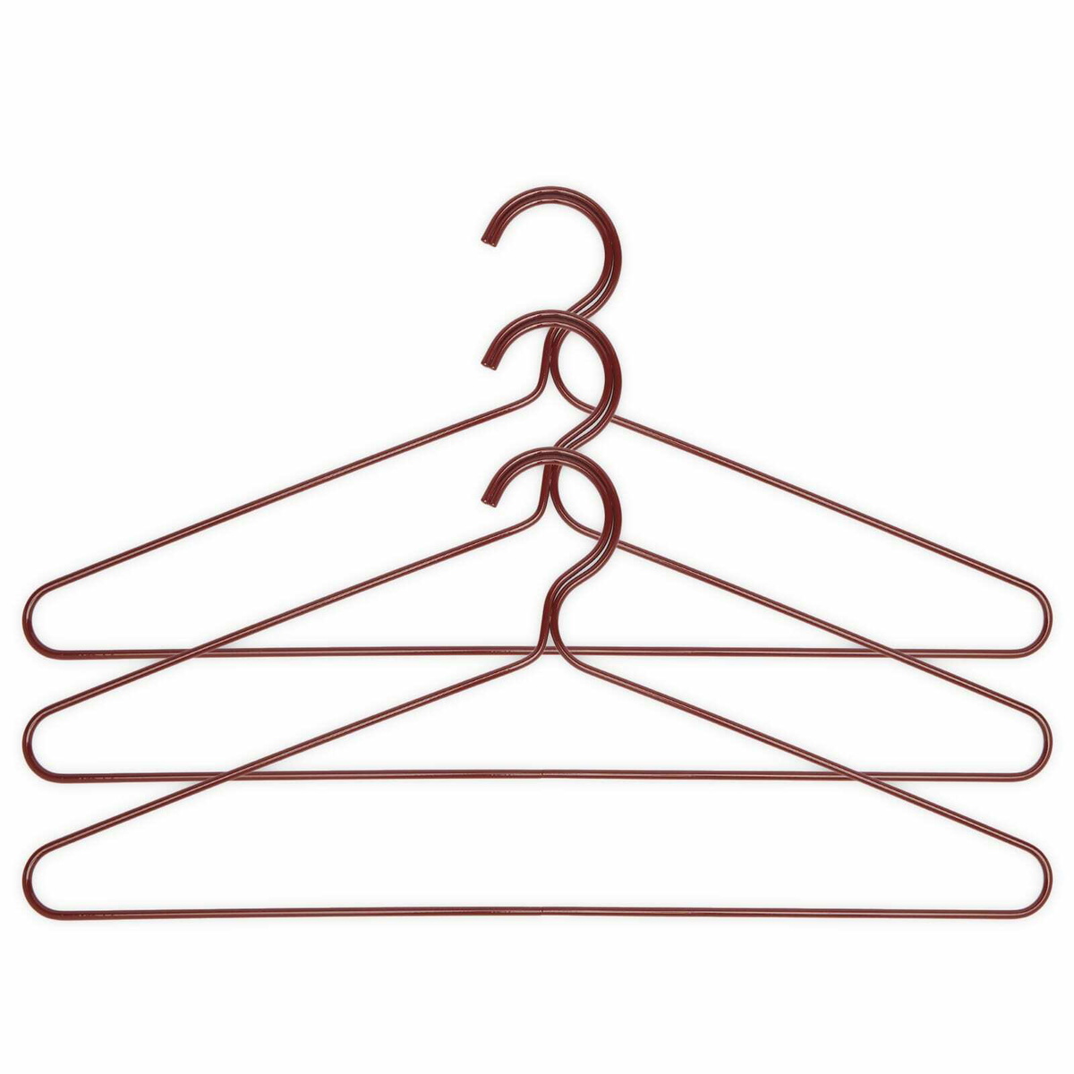 HAY Colour Hanger - Set of 3 in Maroon Red HAY