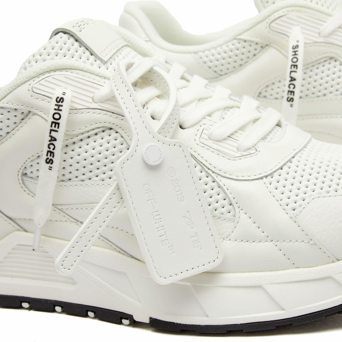 Off-White Men's Runner Sneakers in White Off-White