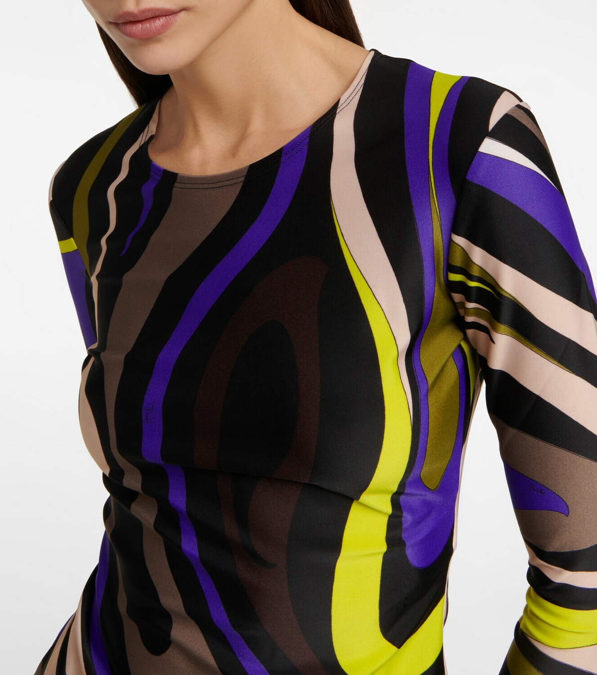 Pucci - Printed jersey top Emilio Pucci