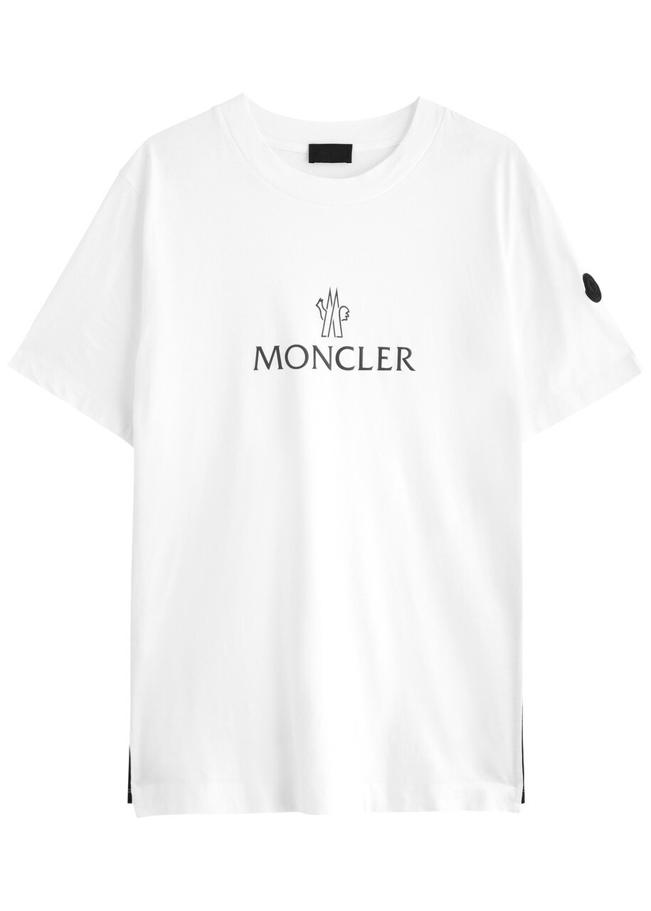 Moncler Logo-print Cotton T-shirt White Moncler