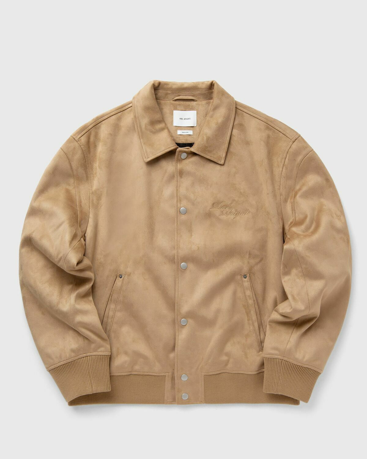 Axel Arigato Archetype Varsity Jacket Brown Mens Bomber Jackets/College ...