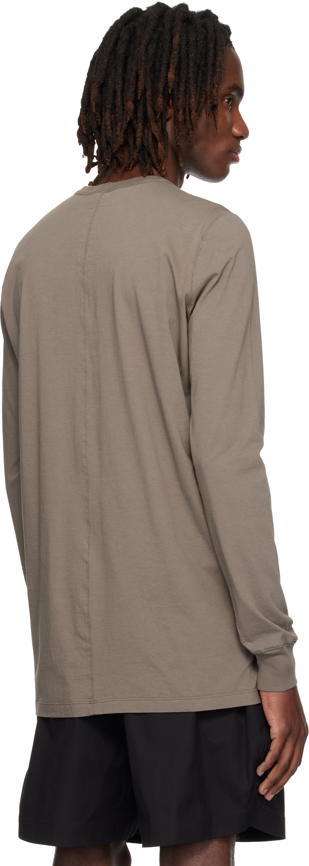 Rick Owens Gray Temple Level LS T-shirt Rick Owens