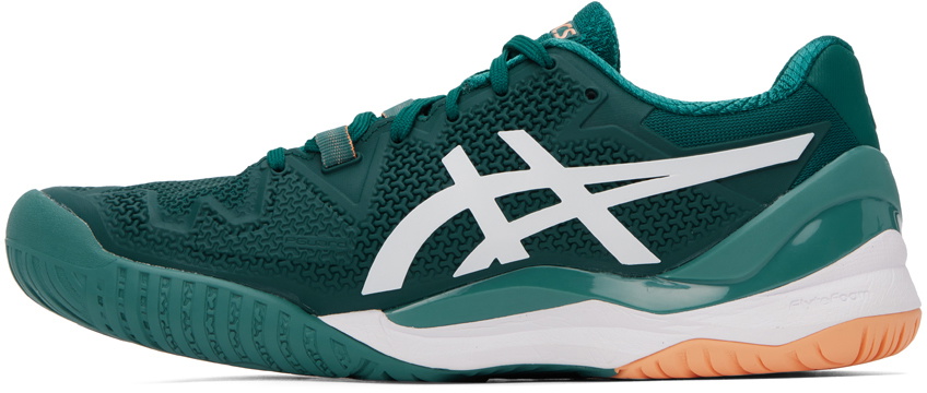 Asics Green Gel-Resolution 8 Sneakers ASICS