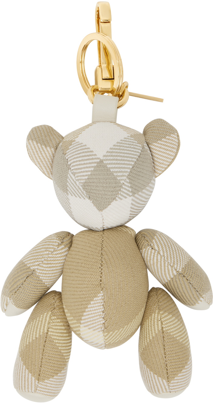 Burberry Beige Thomas Bear Charm Keychain Burberry