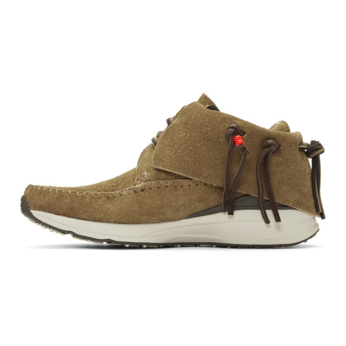Visvim Brown FBT Moccasin Sneakers Visvim