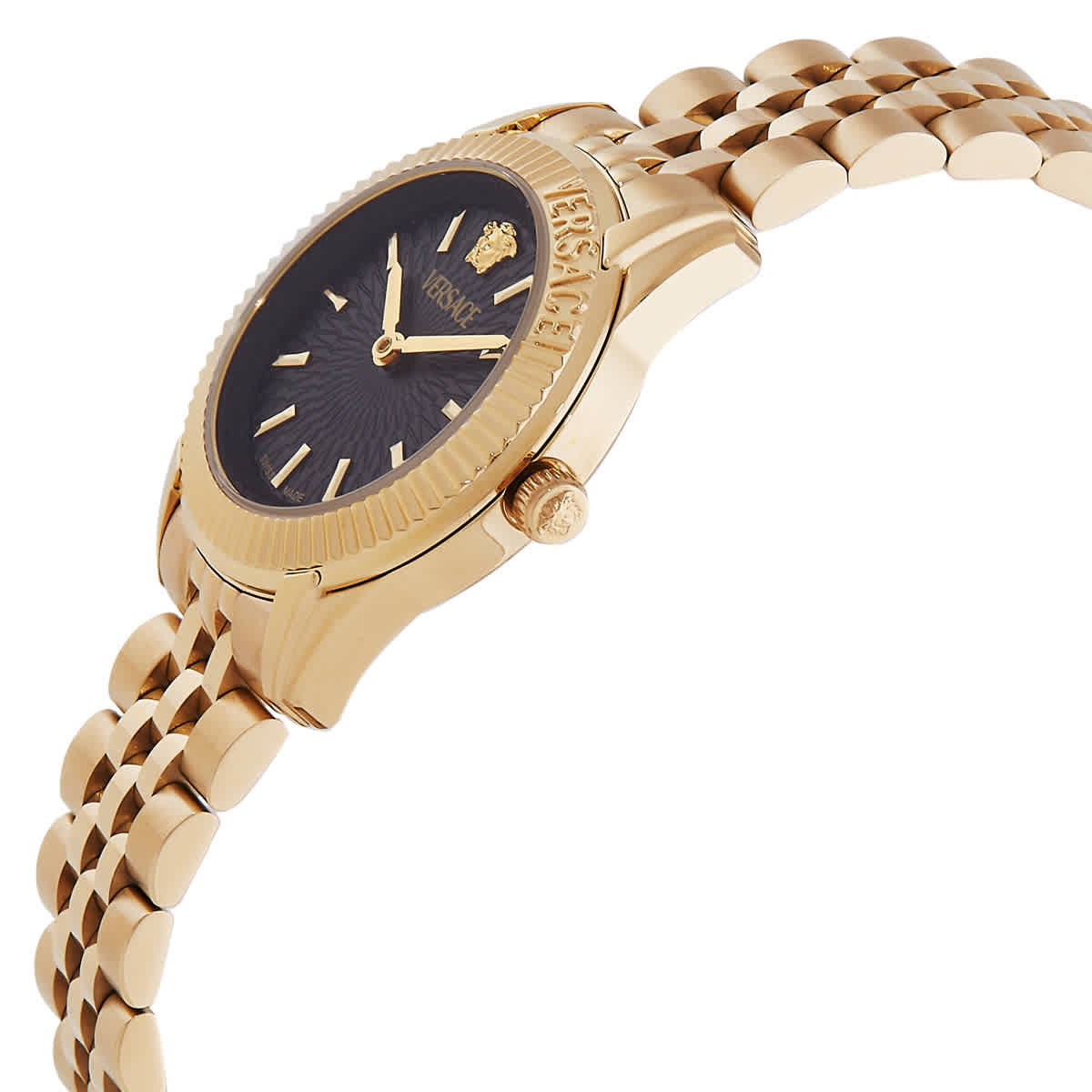 Versace Greca Time Lady Quartz Black Dial Ladies Watch VE9CA0424 Versace