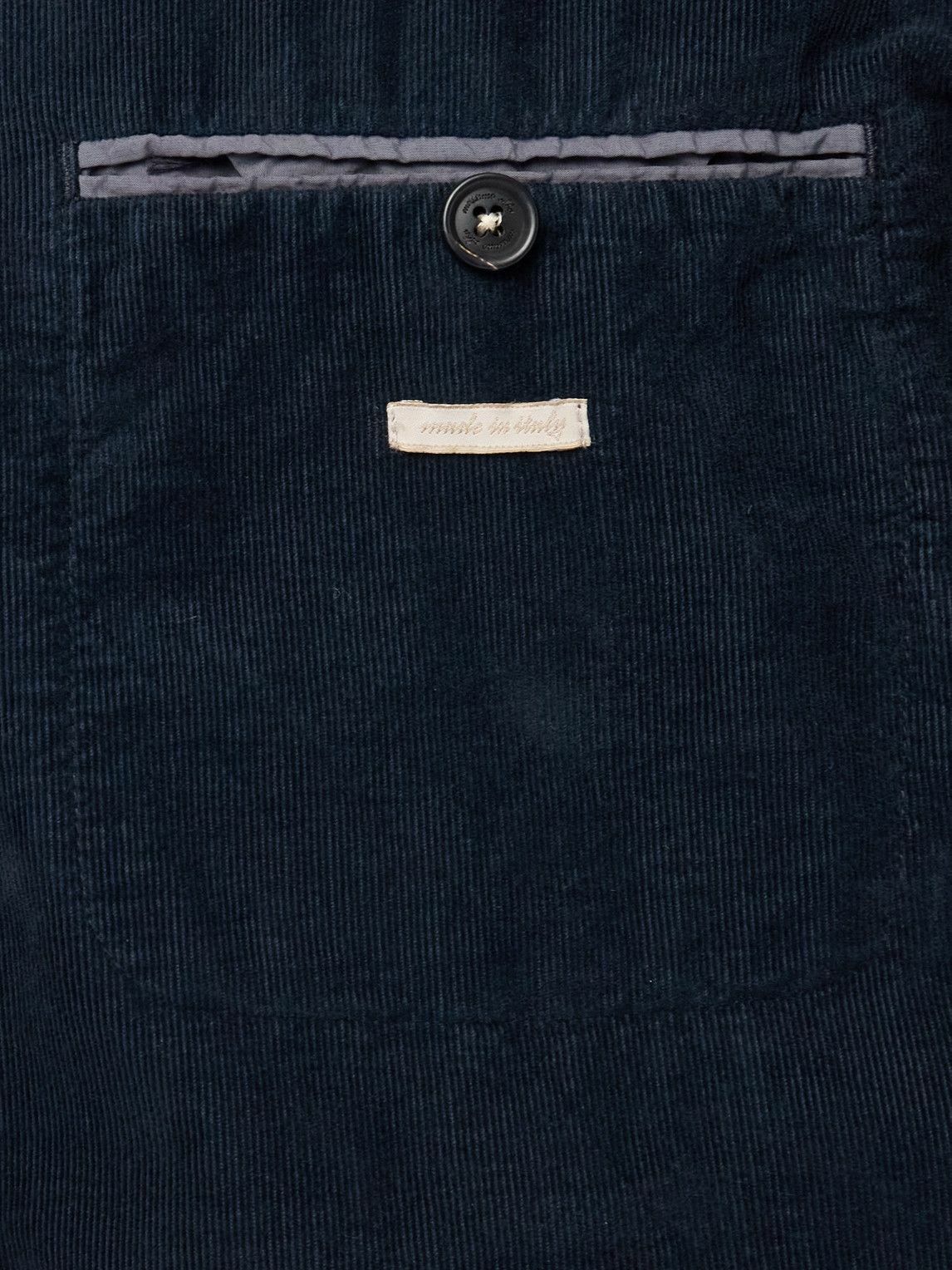 Massimo Alba - Sloop Cotton-Corduroy Suit - Blue Massimo Alba