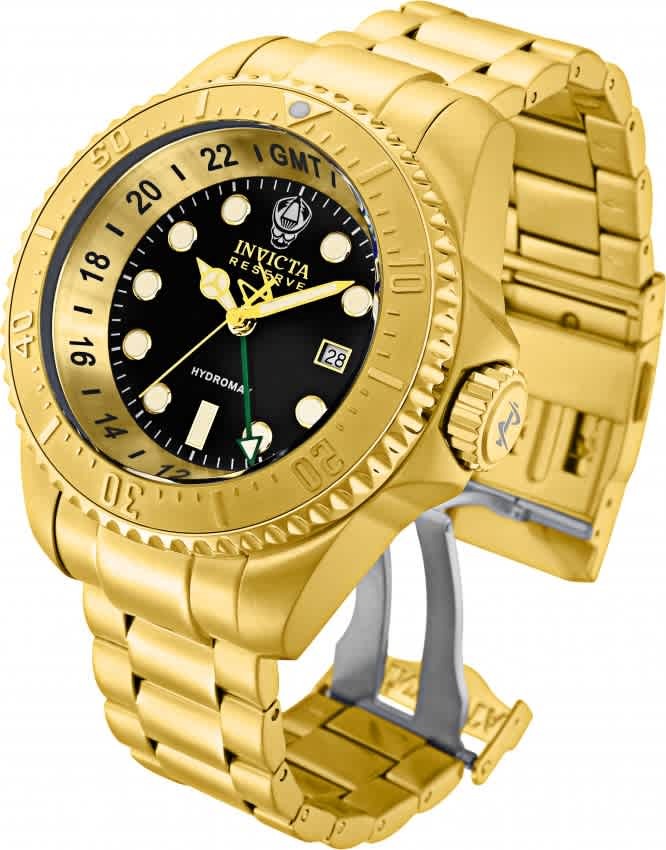 Invicta Hydromax Quartz Black Dial Mens Watch 29728 Invicta