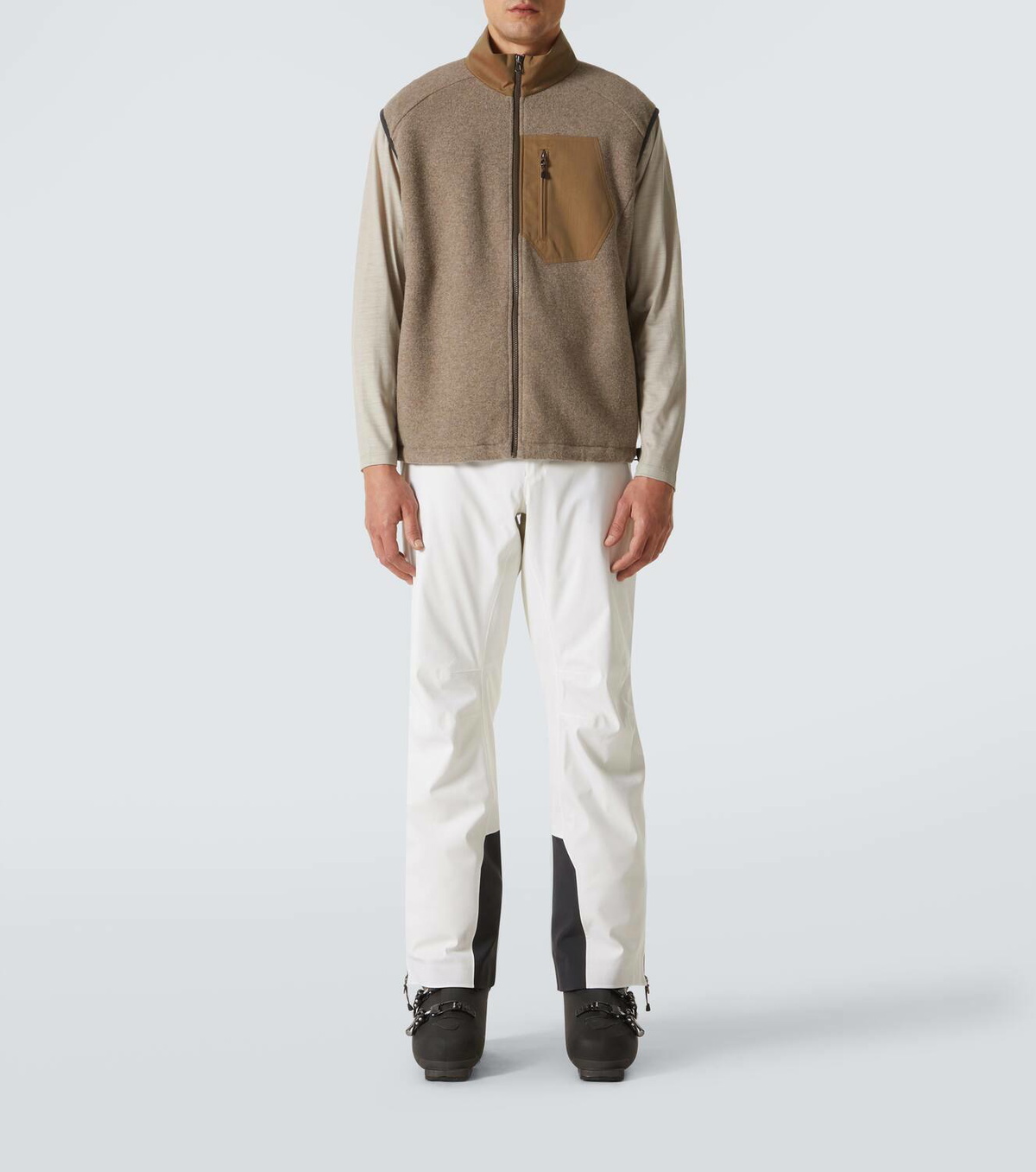 Sease Wool and cashmere-blend fleece vest Sease