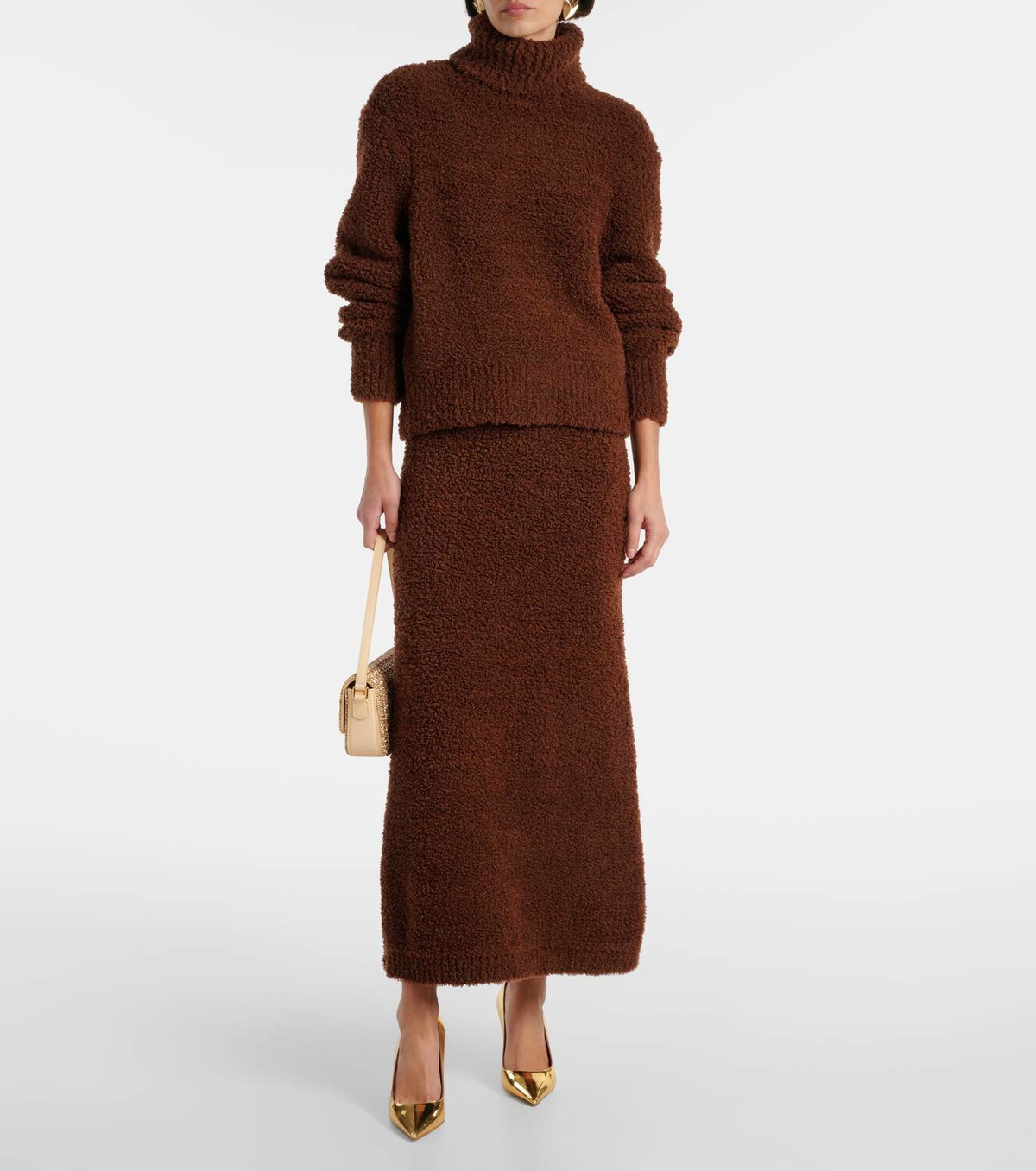 Self-Portrait Wool-blend turtleneck sweater Self-Portrait