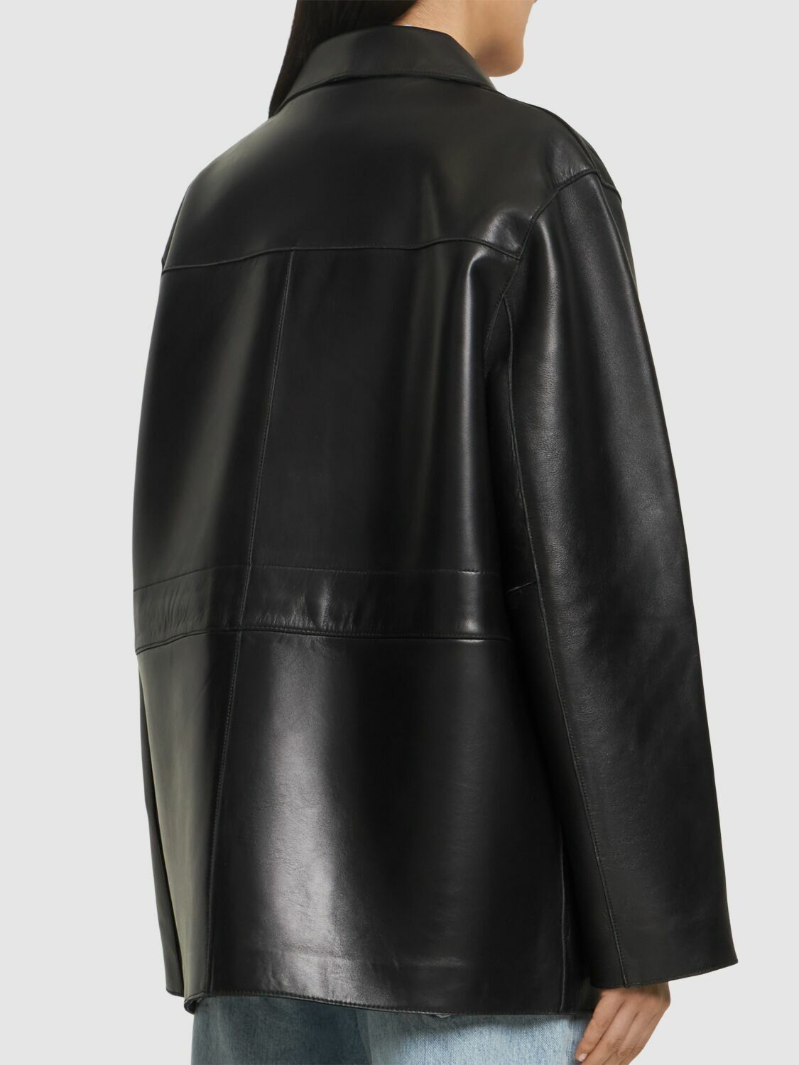 STAND STUDIO Rumi Four Pocket Leather Zip Jacket Stand Studio