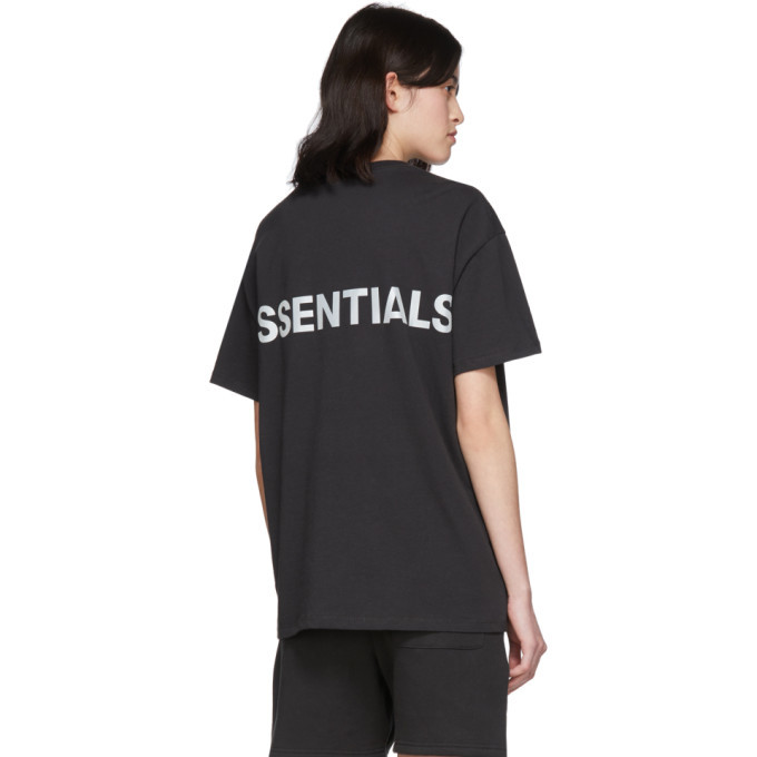 Essentials Black Reflective T-Shirt Essentials