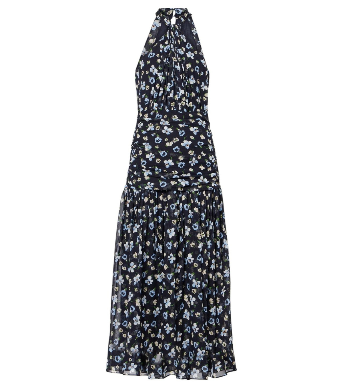 Veronica Beard Brock halterneck silk midi dress Veronica Beard