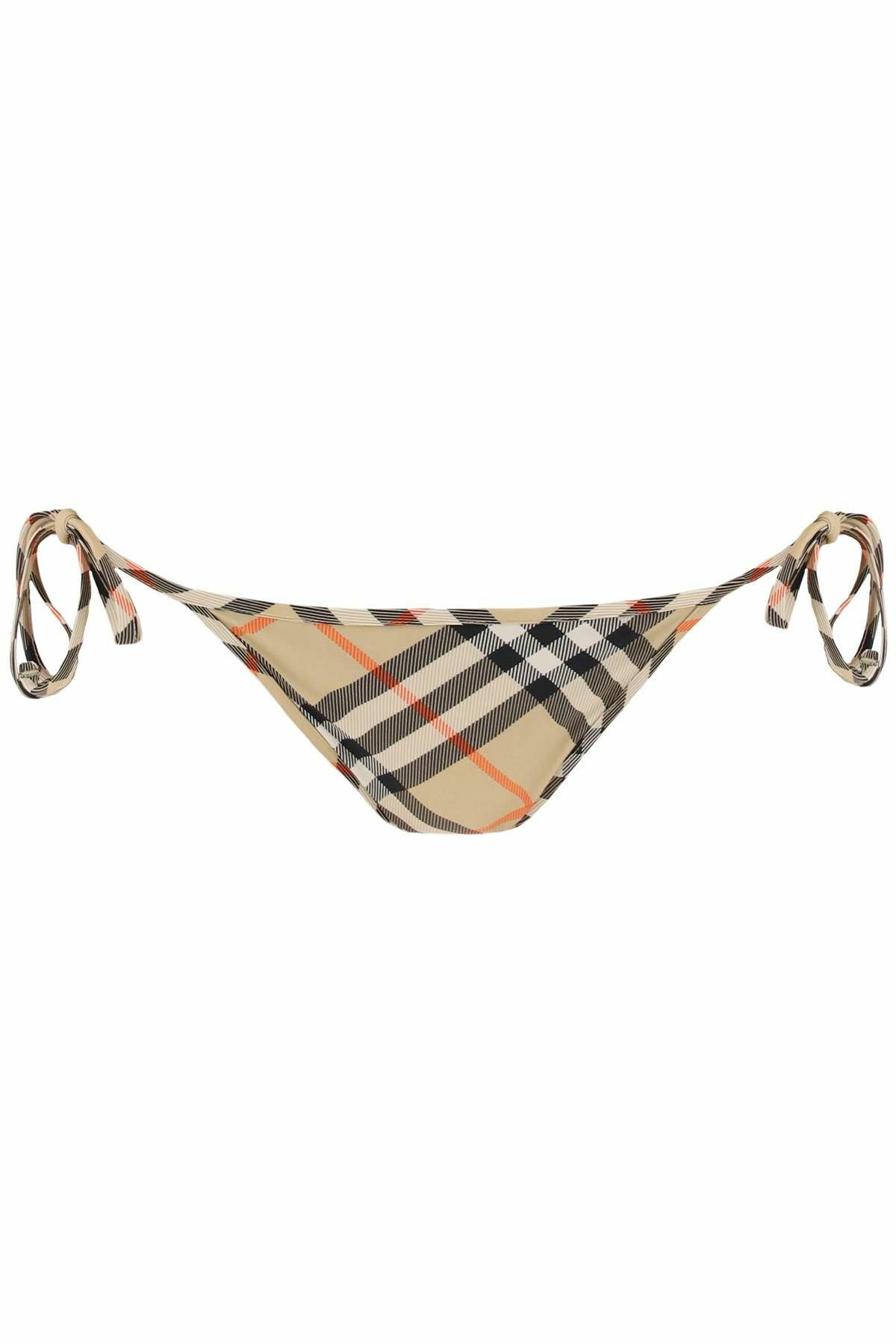 BURBERRY ered checkered bikini Beige Burberry